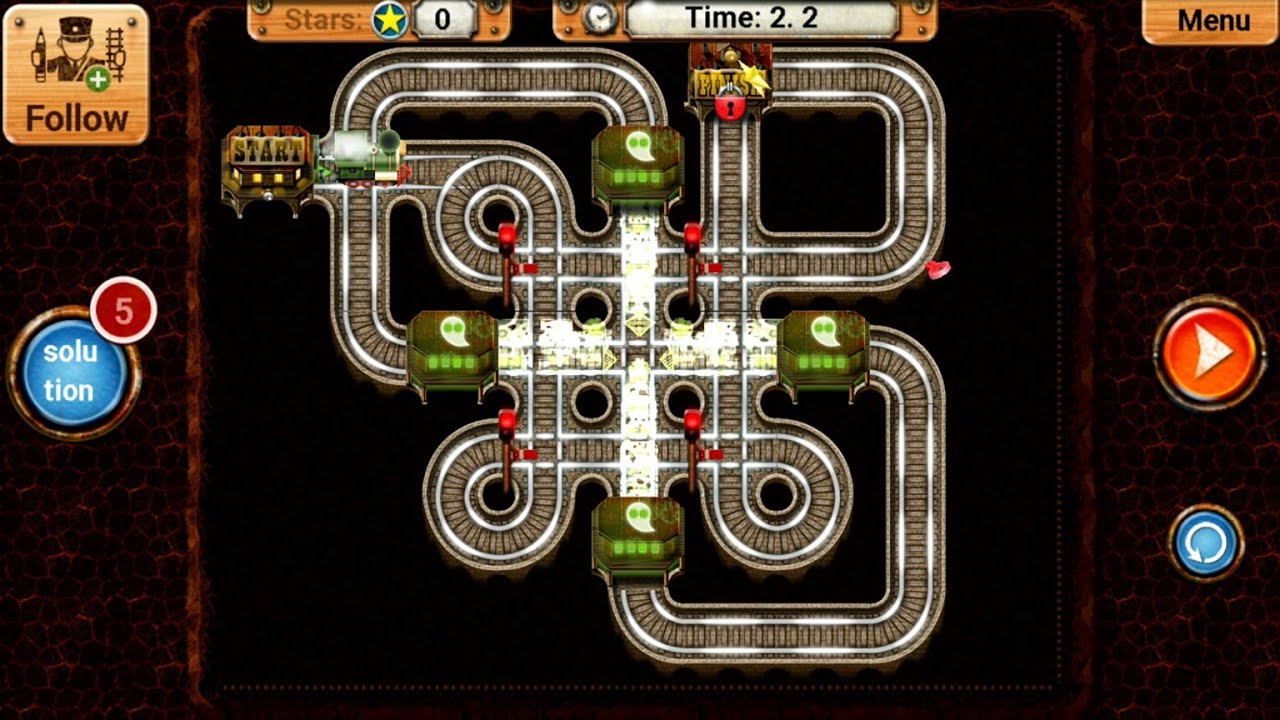 Rail Maze 2 Intelligent Gameplay - Train Puzzle Game - Android Gameplay ...