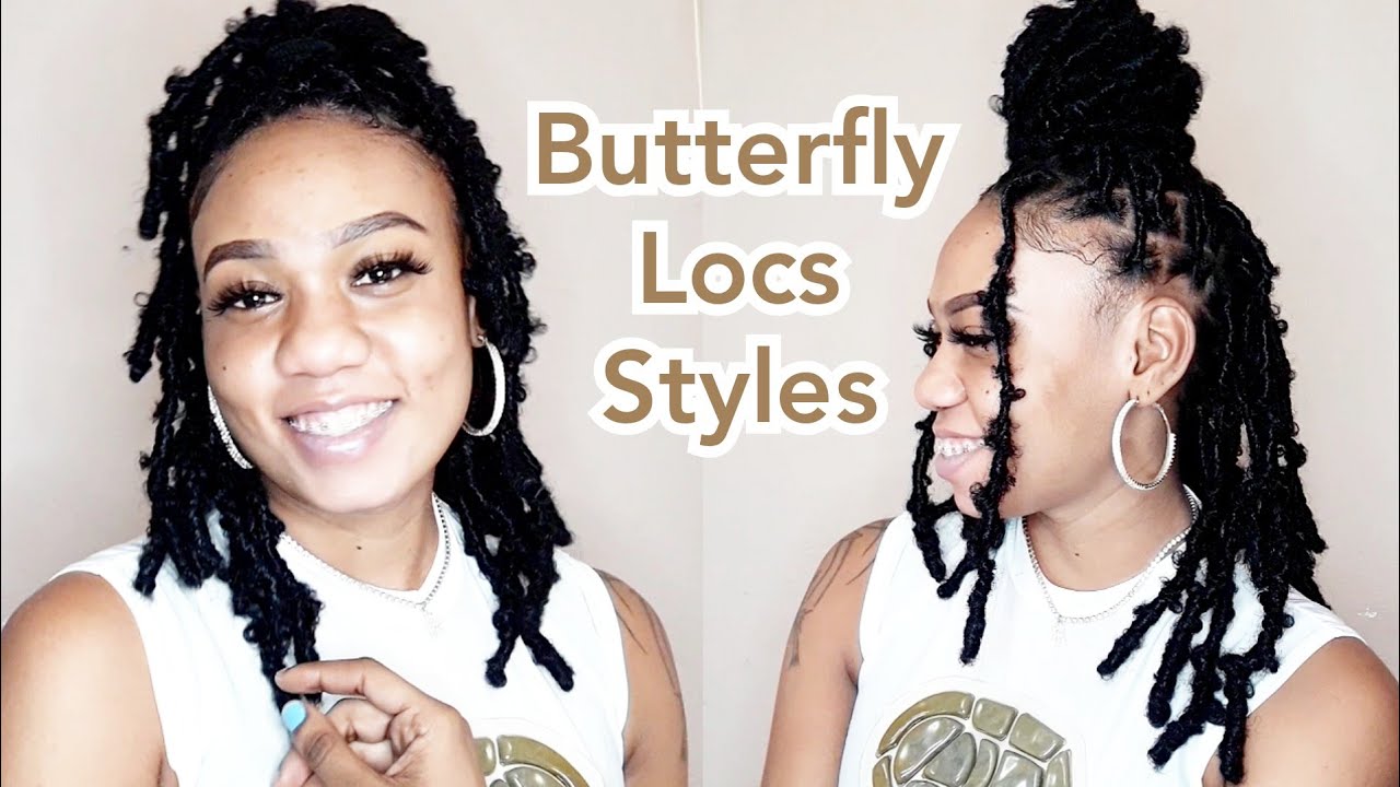 HOW TO STYLE YOUR BUTTERFLY LOCS🦋||YOUBCUTE - YouTube