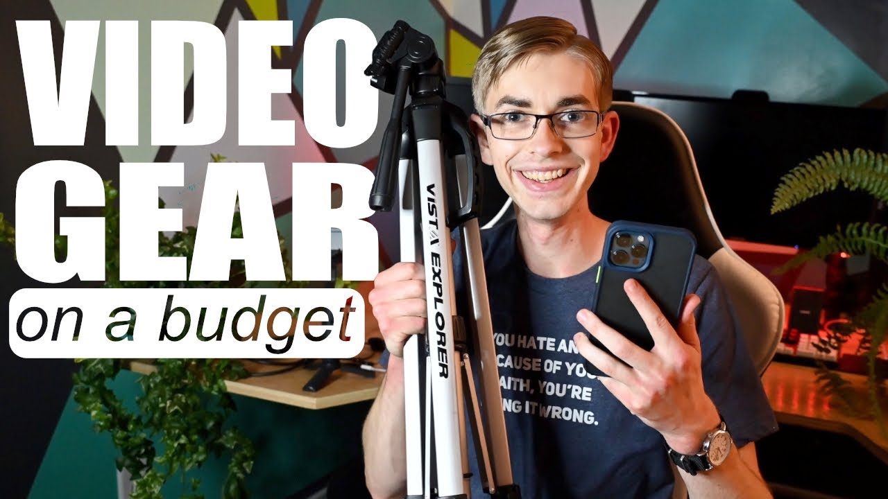 Affordable Gear to GET STARTED ON YOUTUBE | Equipment Setup for Budget ...