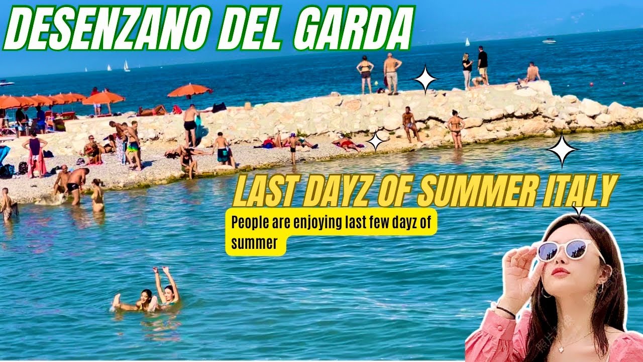 New Walking tour italy - Italy walking vlog - Desenzano del Garda italy ...