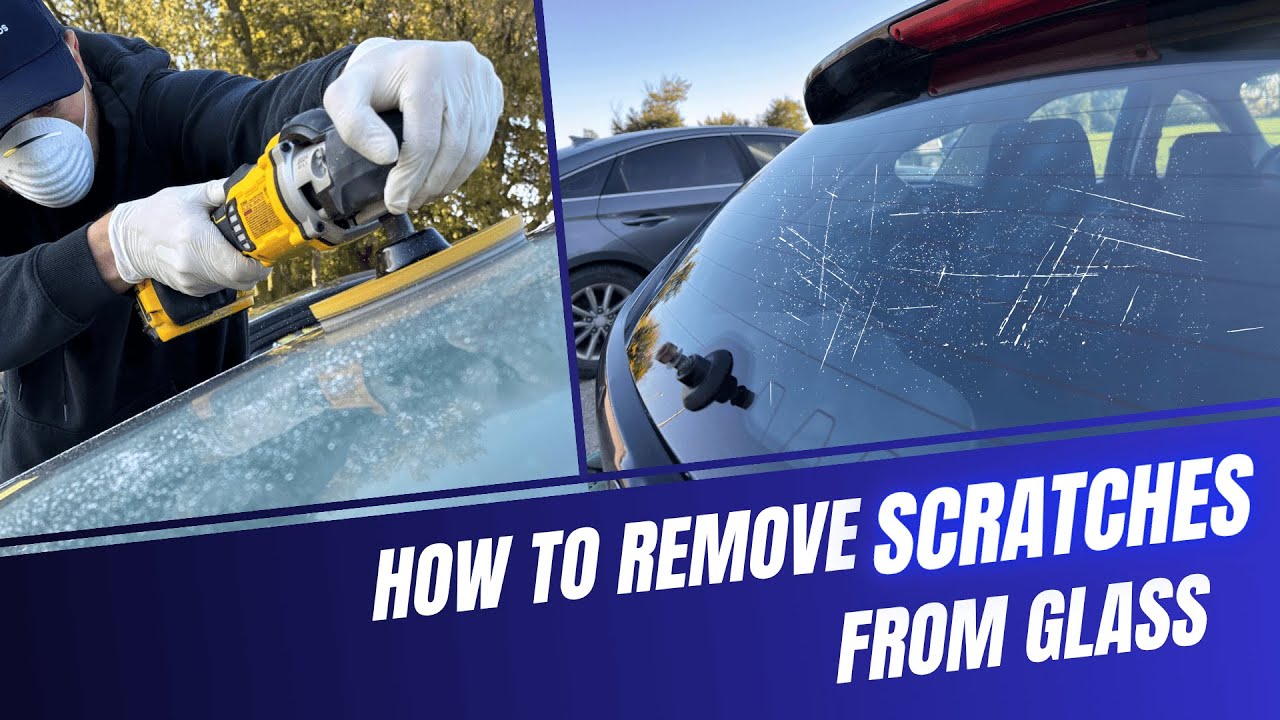HOW TO REMOVE DEEP SCRATCHES FROM GLASS WITHOUT REPLACING - YouTube