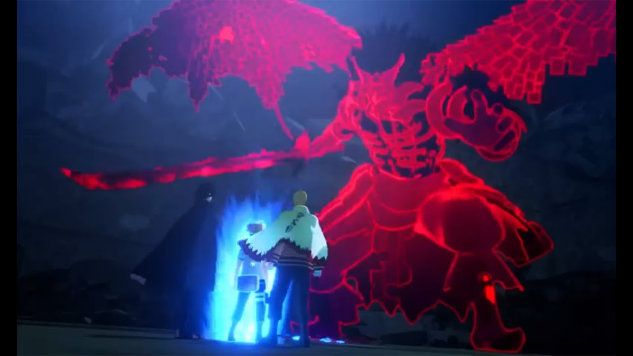 naruto, sasuke and boruto vs susano merz boss fight and ending ultimate ...