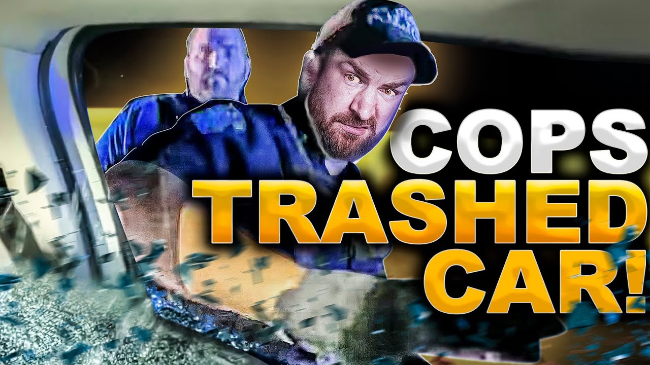 EPIC ID Refusal | Cop TRASHES CAR! Officer Get Owned | When cops go bad ...