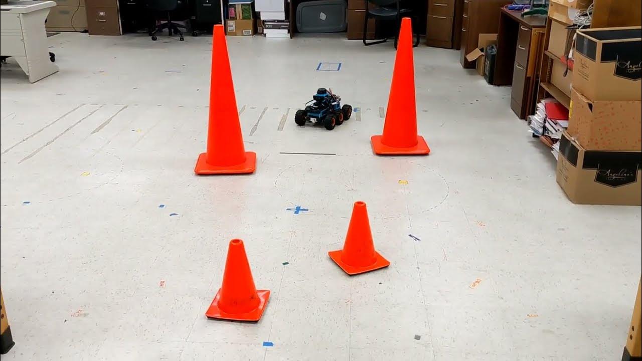 Obstacle Avoidance test runs for the Unmanned Vehicle System - YouTube