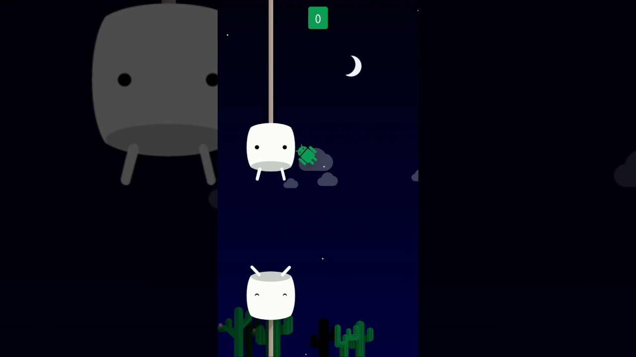 how to play a inbuilt android marshmallow game - YouTube