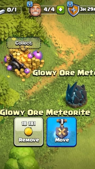 Glowy ore metearity #clashofclans #coc #gaming #games #music #supercell ...
