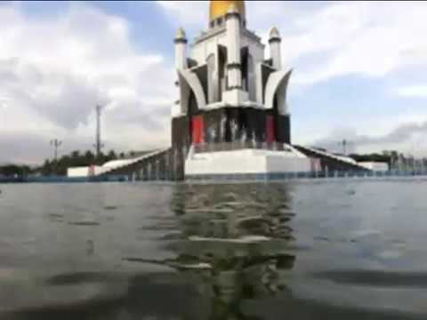 Taman Bundaran Giri Menang Gerung Lombok NTB - YouTube