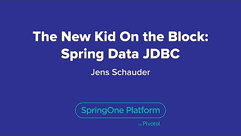 Spring Data JDBC - YouTube