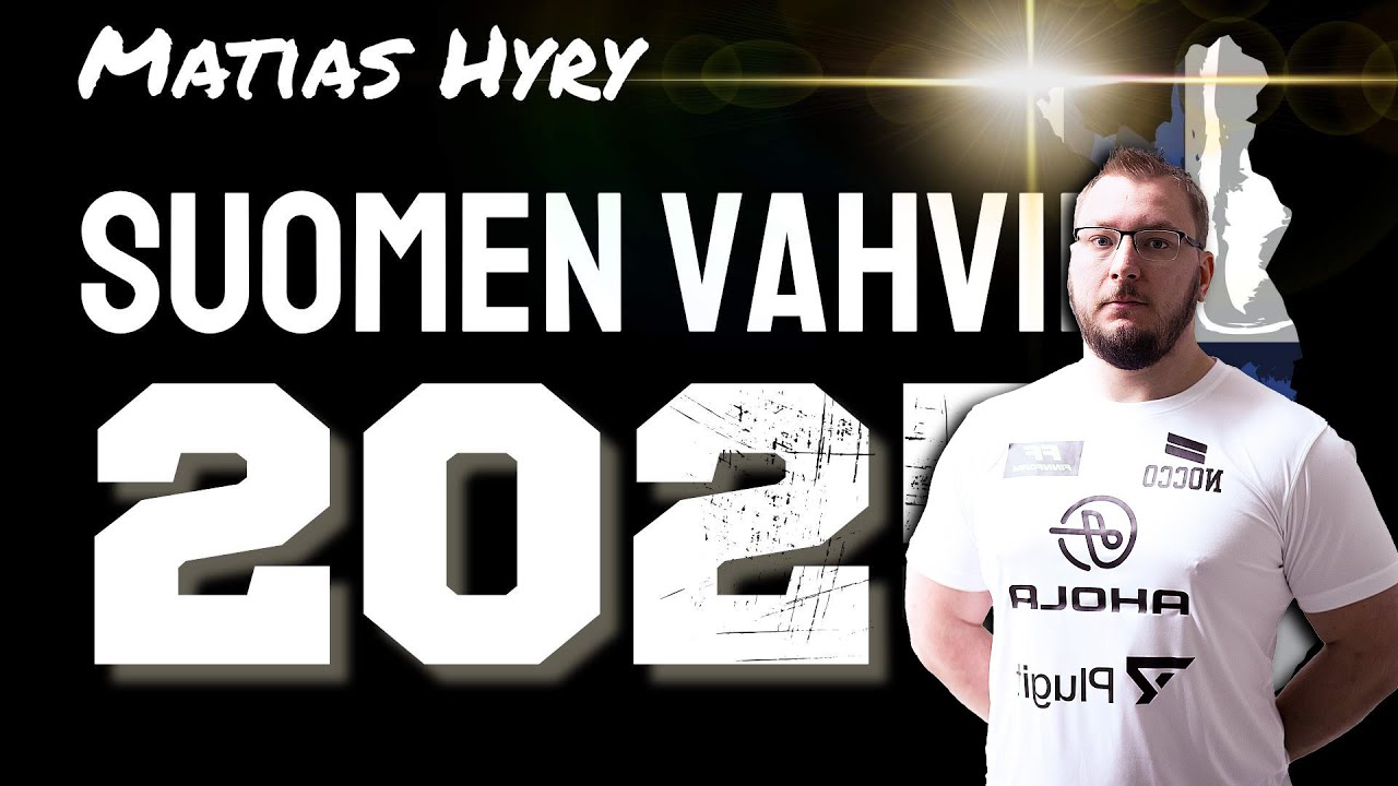 Matias Hyry | Suomen Vahvin Mies -105kg Finalisti | Voimaileva ...