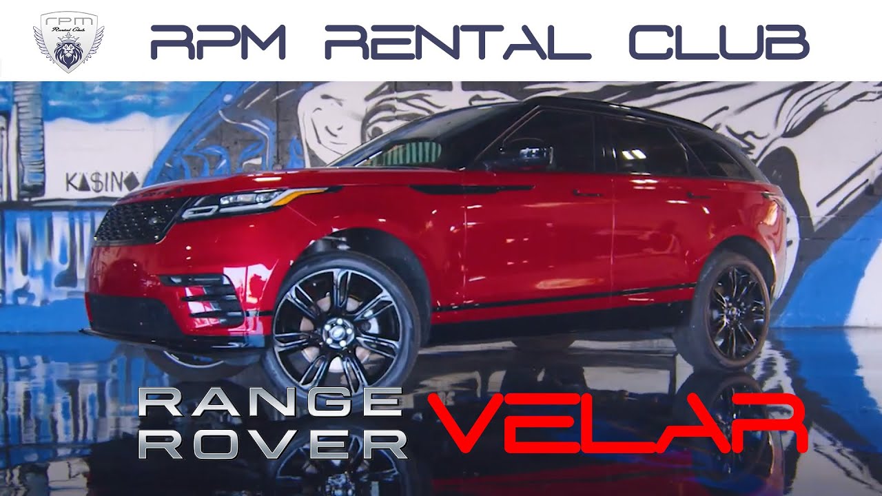 Range rover Velar - Red - YouTube