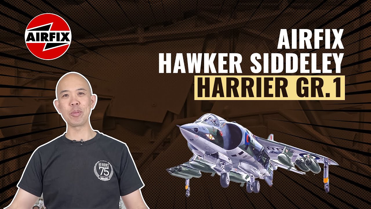 Airfix 1/24 Hawker Siddeley Harrier GR. 1 | Unboxing & Review - YouTube