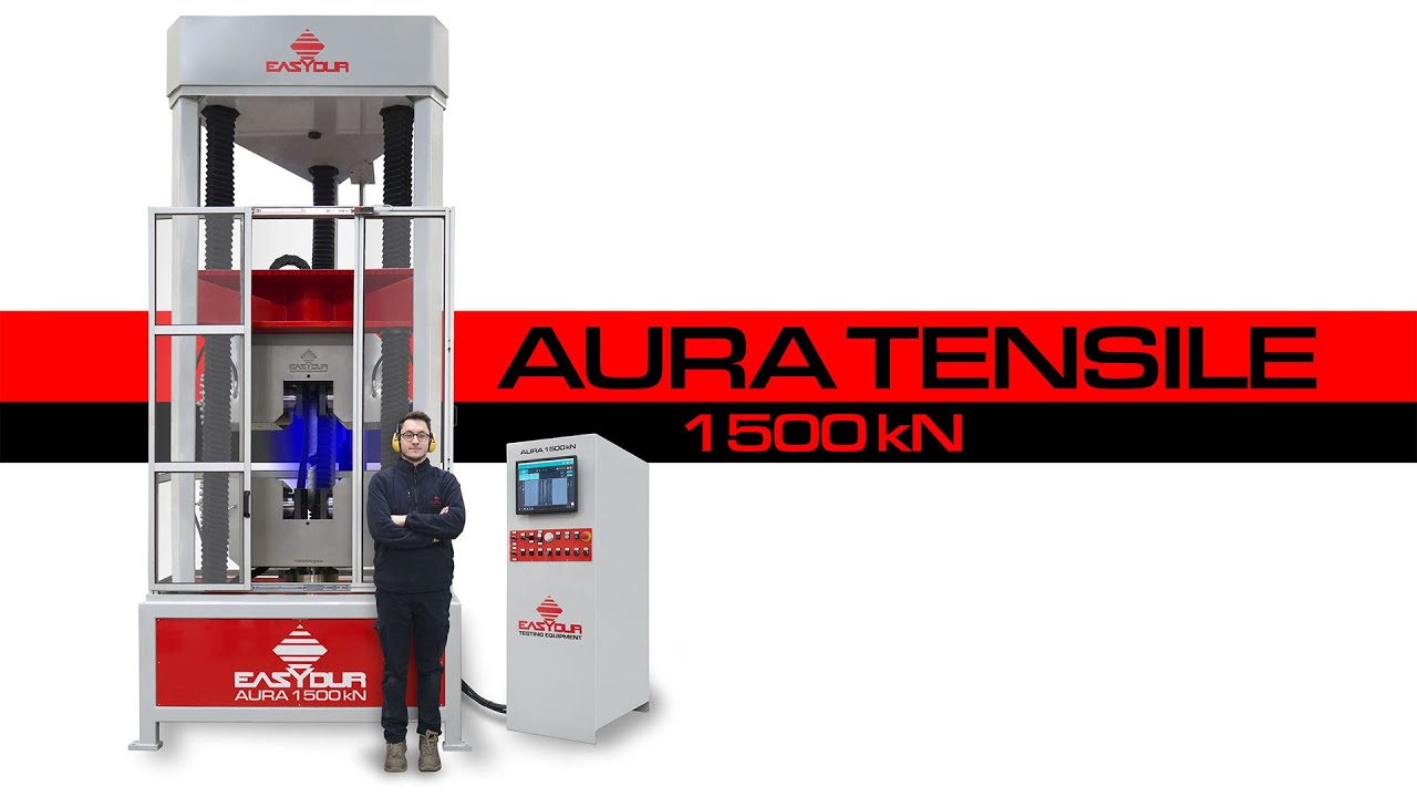 Aura 1500 kN, Universal Testing Machine with Video Extensometer - YouTube