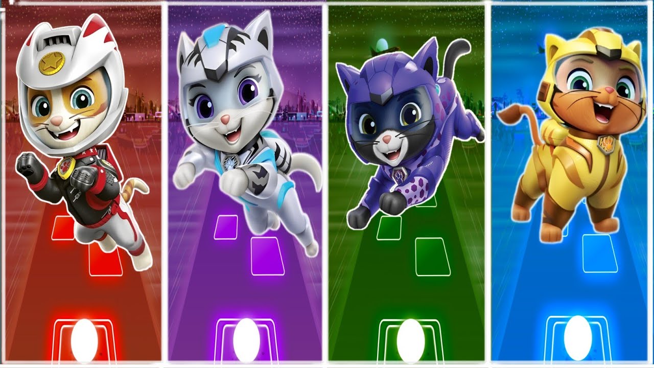 Paw Patrol Cats - Wiki 🆚 Rory 🆚 Shade 🆚 Leo - Tileshop EDM Rush - YouTube