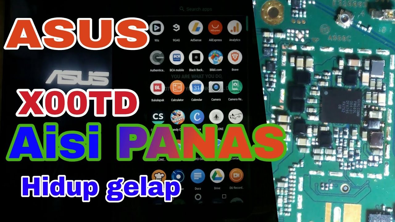asus X00TD panas ic - YouTube