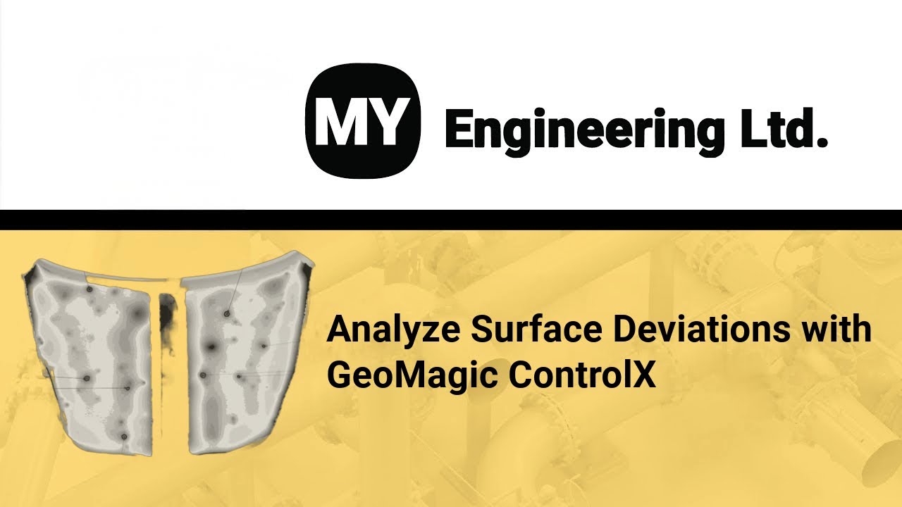 Analyze Surface Deviations with GeoMagic ControlX - YouTube