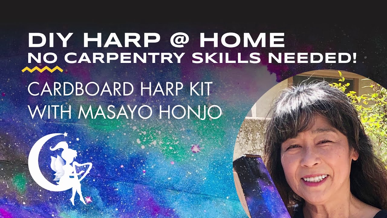 DIY Cardboard Harp at Home, No Carpentry Skill Needed! - Masayo Honjo ...