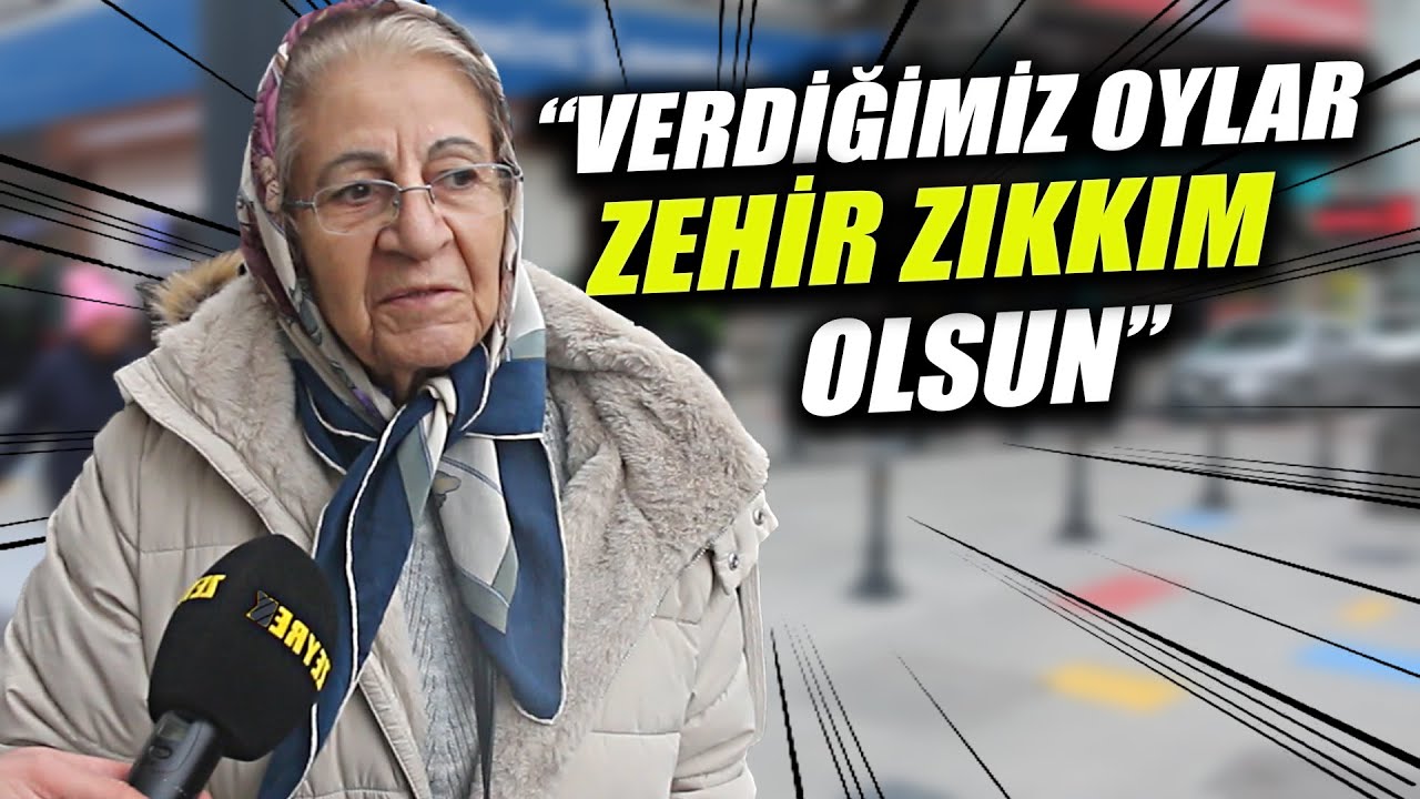 MUHABİRİ TERS KÖŞE YAPAN TEYZE "VERDİĞİMİZ OYLAR ZEHİR ZIKKIM OLSUN ...