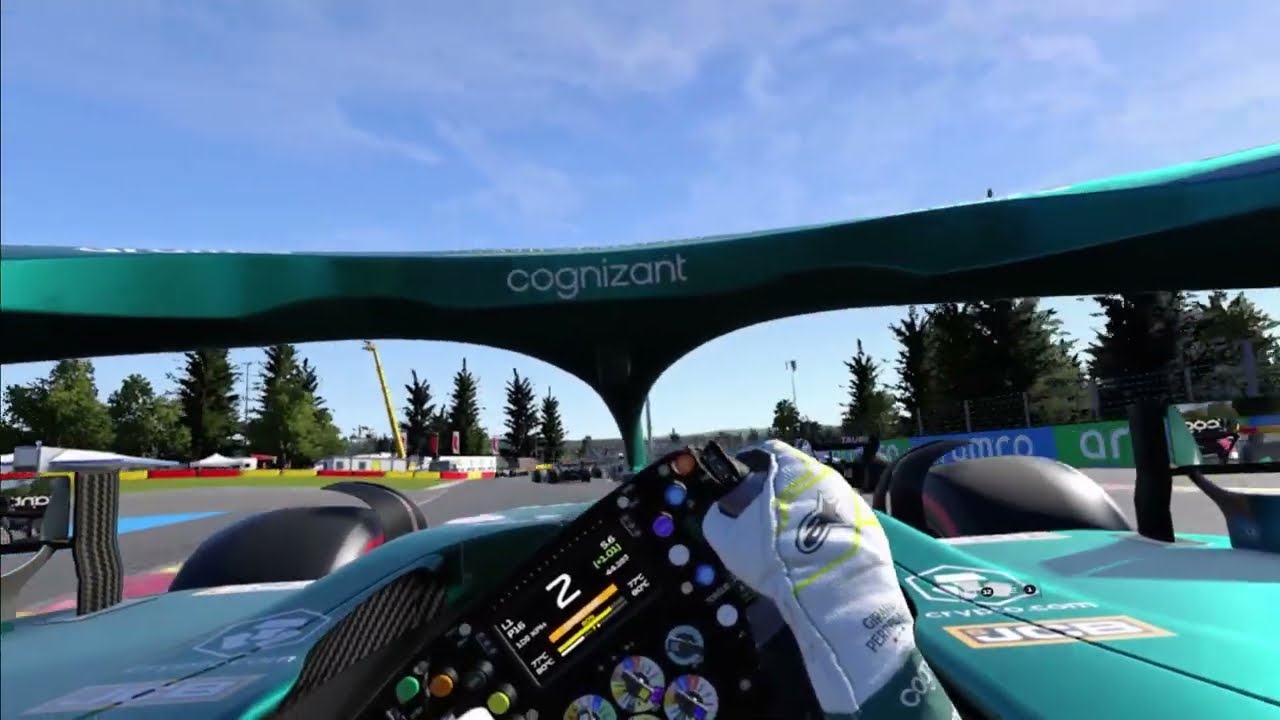 FORMULA 1 VR - F1 22 - ASTON MARTIN - BELGIUM - SPA - 5 LAPS RACE ...