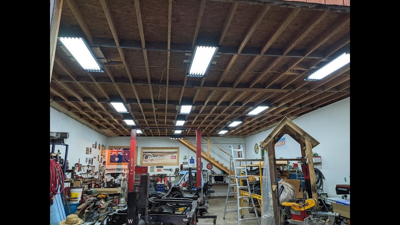 LED shoplight conversion Part 2 - YouTube