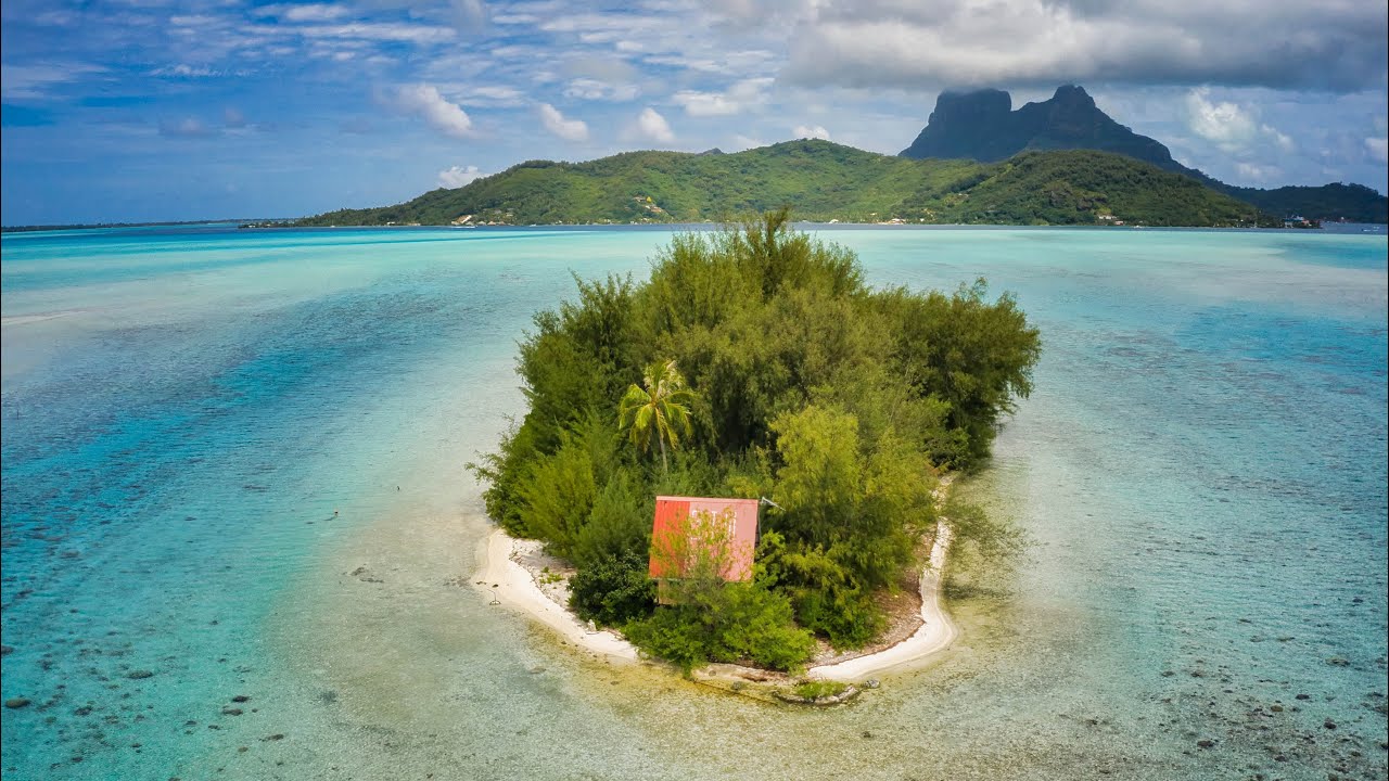 Motu Moute: Small private island in Bora Bora (French Polynesia) - YouTube