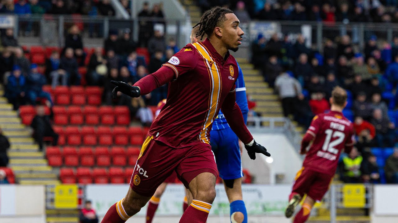 Theo Bair scores against former team St Johnstone - YouTube