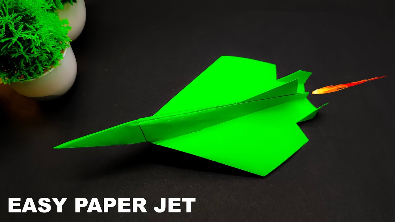 Best Origami Paper Jet | How to make a paper airplane model | Origami ...