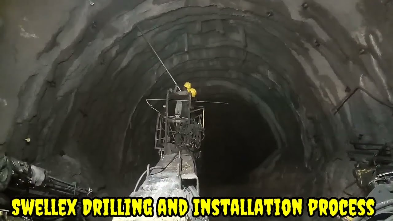 Swellex Rock bolt Drilling and Installation process in Usbrl tunnel ...