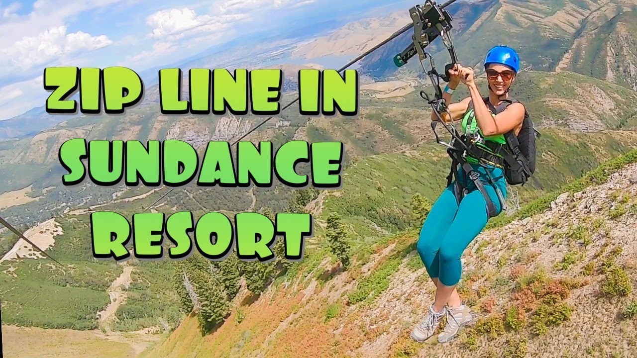 Zip line in Sundance Resort by Hoda Jarrah - YouTube