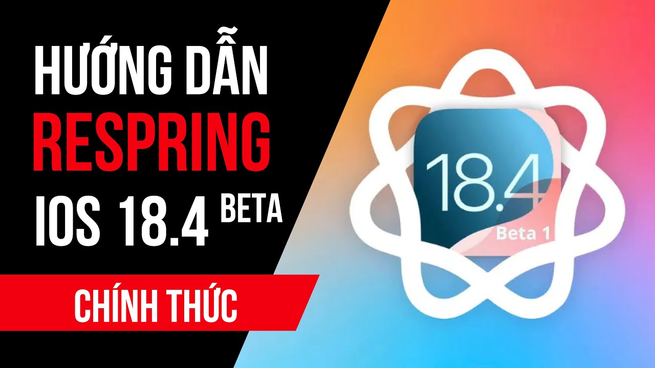 [CHÍNH THỨC] 2 Cách để RESPRING iOS 18.4 Beta (iOS 18.4 Beta Bug) - YouTube