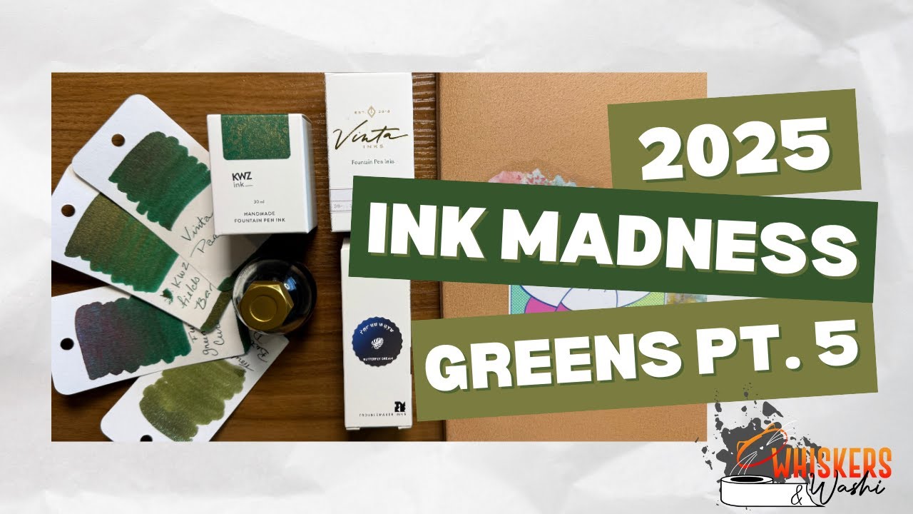 Ink Madness Pt. 3, 7 Days of Greens Pt. 5 (Dark Shimmer) - YouTube
