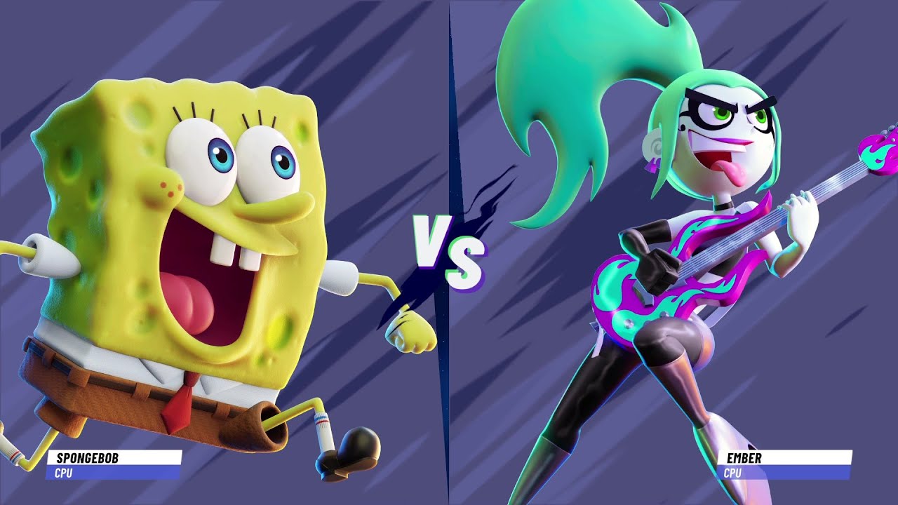 Nickelodeon All-Star Brawl 2 | SpongeBob vs Ember McLain | SpongeBob ...