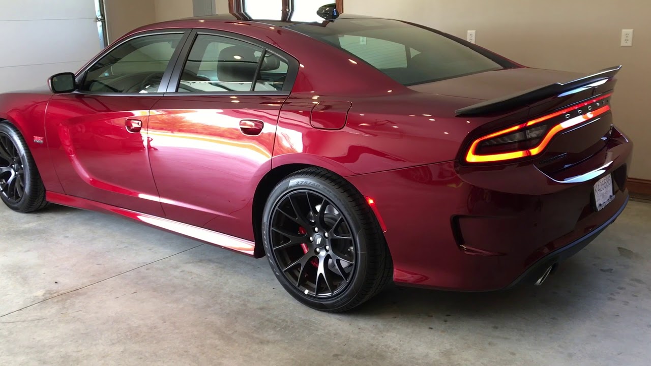 2019 Charger Scat Pack 392 startup walk around - YouTube