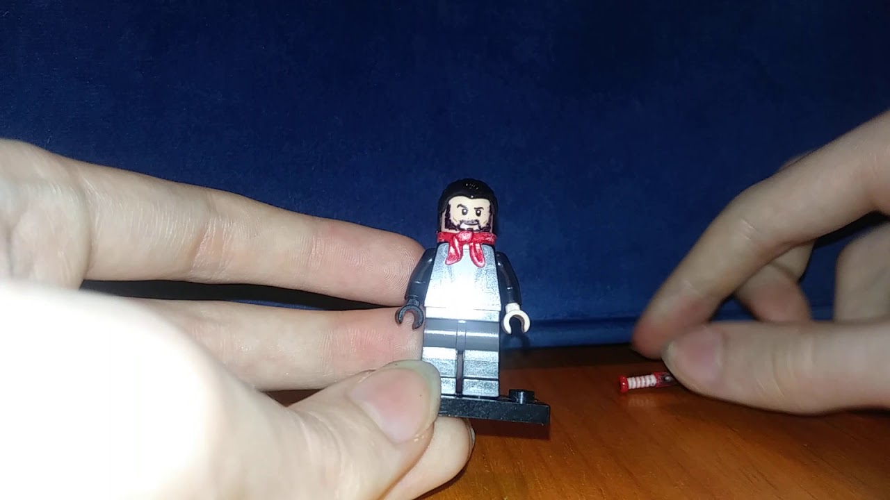 Lego custom negan from the walking dead show case - YouTube