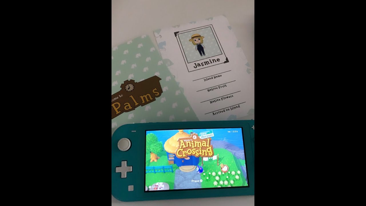 ACNH planner flip through - YouTube