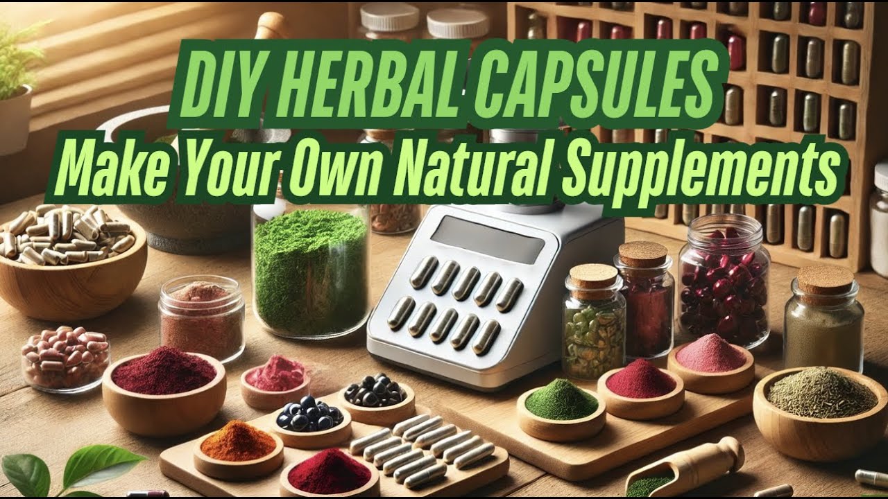 DIY Herbal Capsules How to Make Your Own Natural Supplements - YouTube