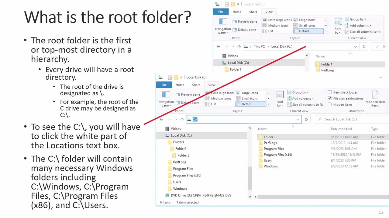 CompTIA A+ 05-02a Operating Systems Windows Tools Part 1 Windows Files ...