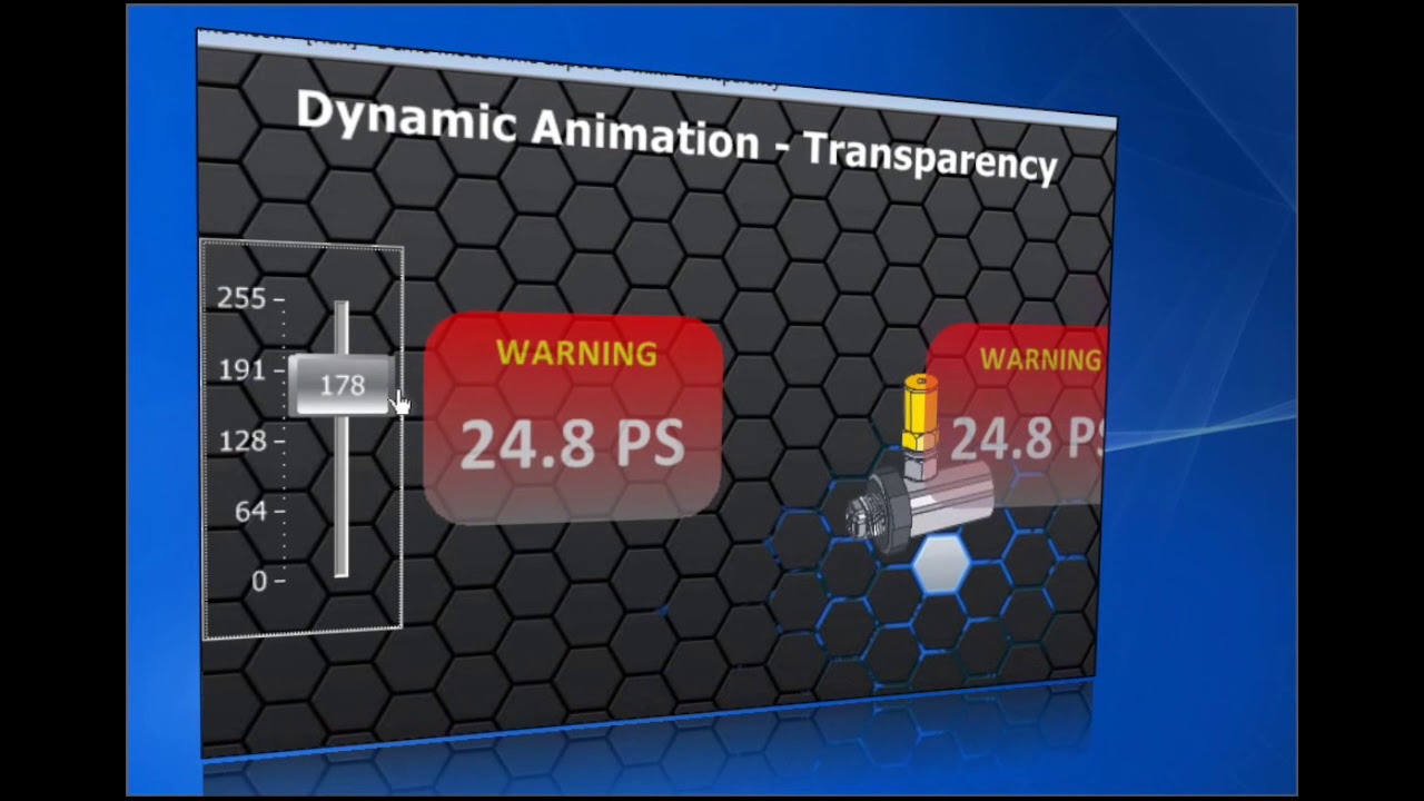 Movicon 11 SCADA HMI Tutorial Transparency Animation - YouTube