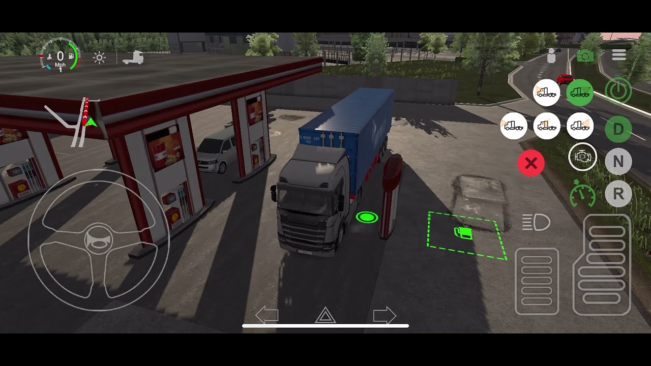 How to fill fuel ⛽️ in universal truck simulator || fuel refilling ⛽️ ...