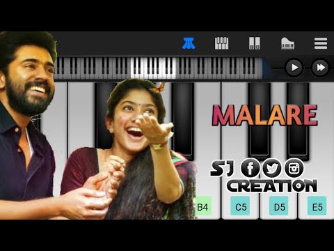 Premam song - Malare keyboard music - YouTube