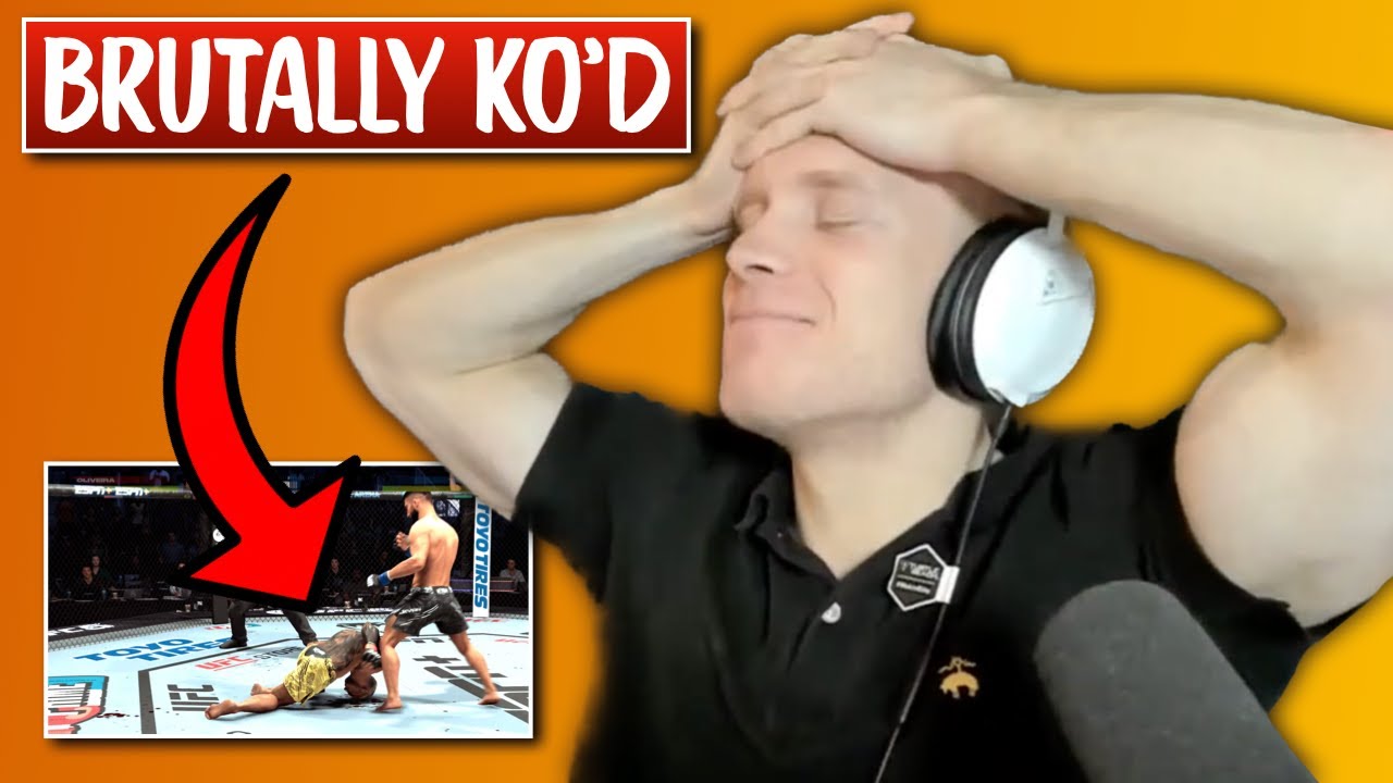 LUCAS TRACY Plays UFC 4 During WMMA Fight - YouTube