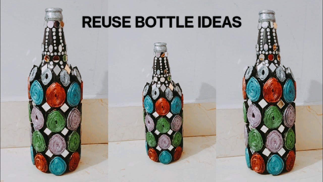 DIY Waste Bottle Craft//Reuse Bottle Craft Ideas//Home Decor ideas 💡 ...