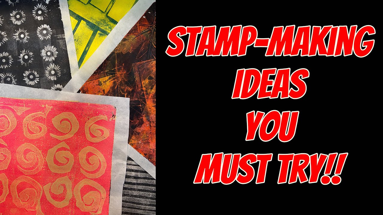 Stamp-making ideas you MUST TRY! - YouTube