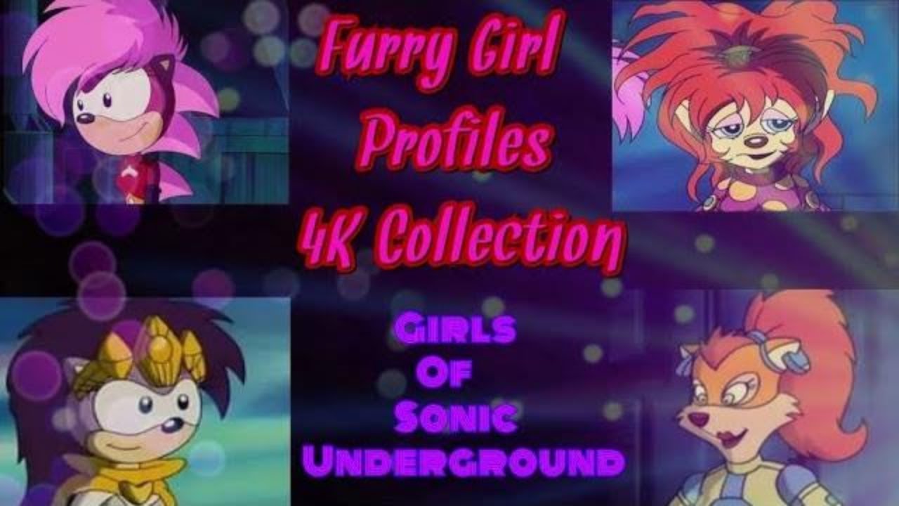 Girls of Sonic Underground-Furry Girl Profiles 4k Collection - YouTube