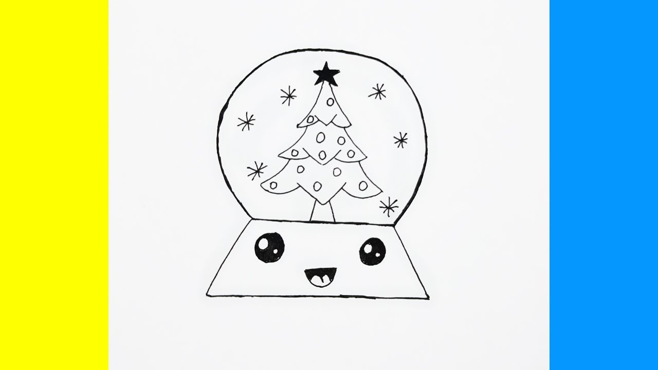 How To Draw A Christmas Snow Globe YouTube how-to-draw-a-christmas-snow-globe-youtube