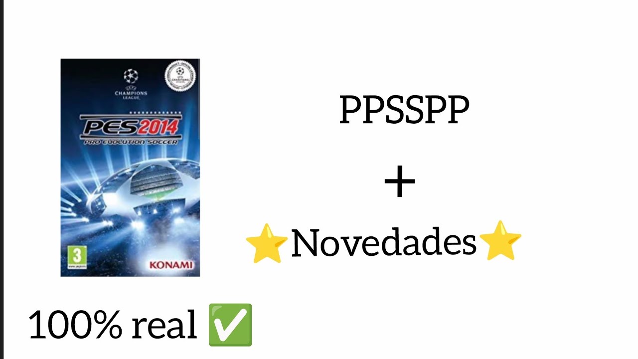 Descarga ya Pes 2013/14 para PPSSPP - YouTube