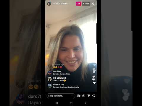 Dayane Live w/ Carlotta, Samantha, Sonia and Guilia. Sam Called Rosalinda (Dayane reaction)