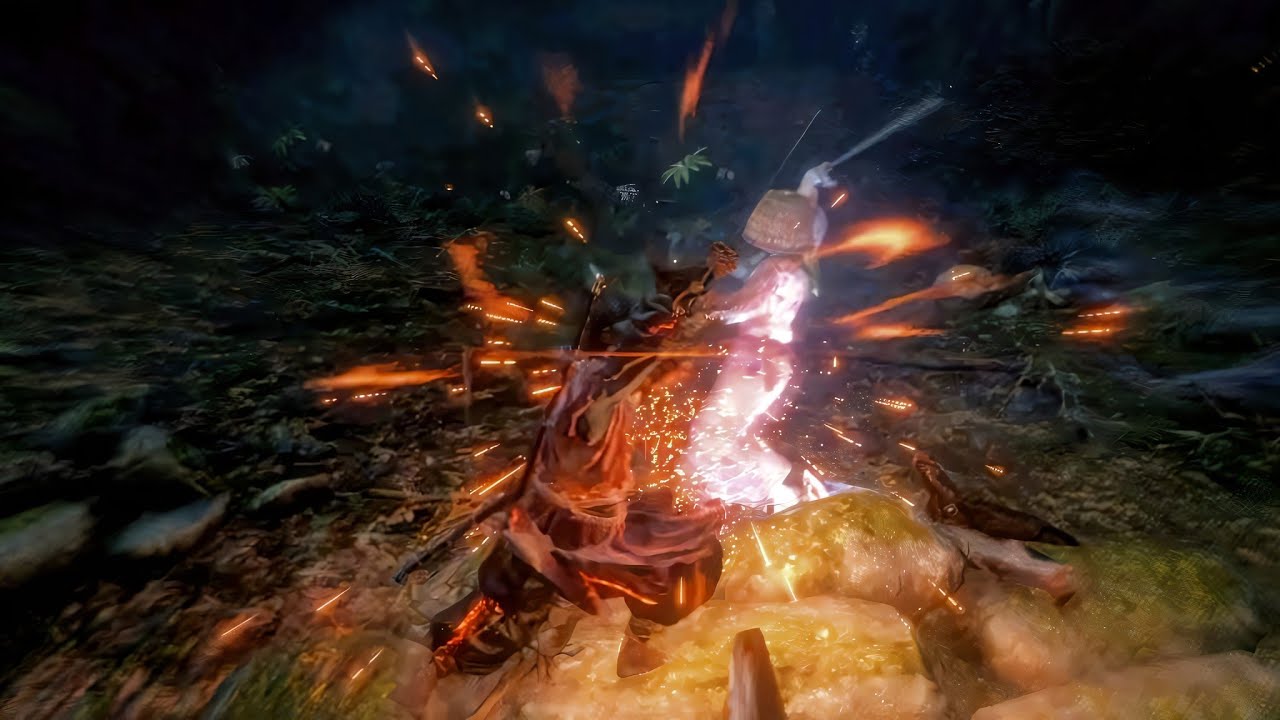 sekiro Power of high monk and loaded umbrella for O'rin of the water ...