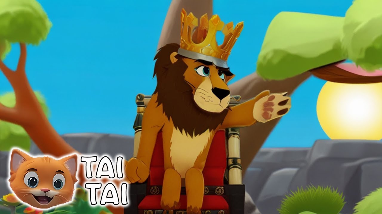 Leul - Regele junglei 🌴 - Învățați animalele din Africa cu | TAI TAI ...