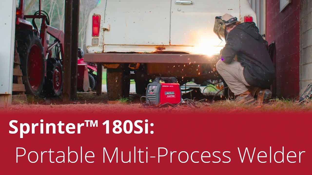Sprinter™ 180Si Welder | Portable Multi‑Process Power for Stick ...