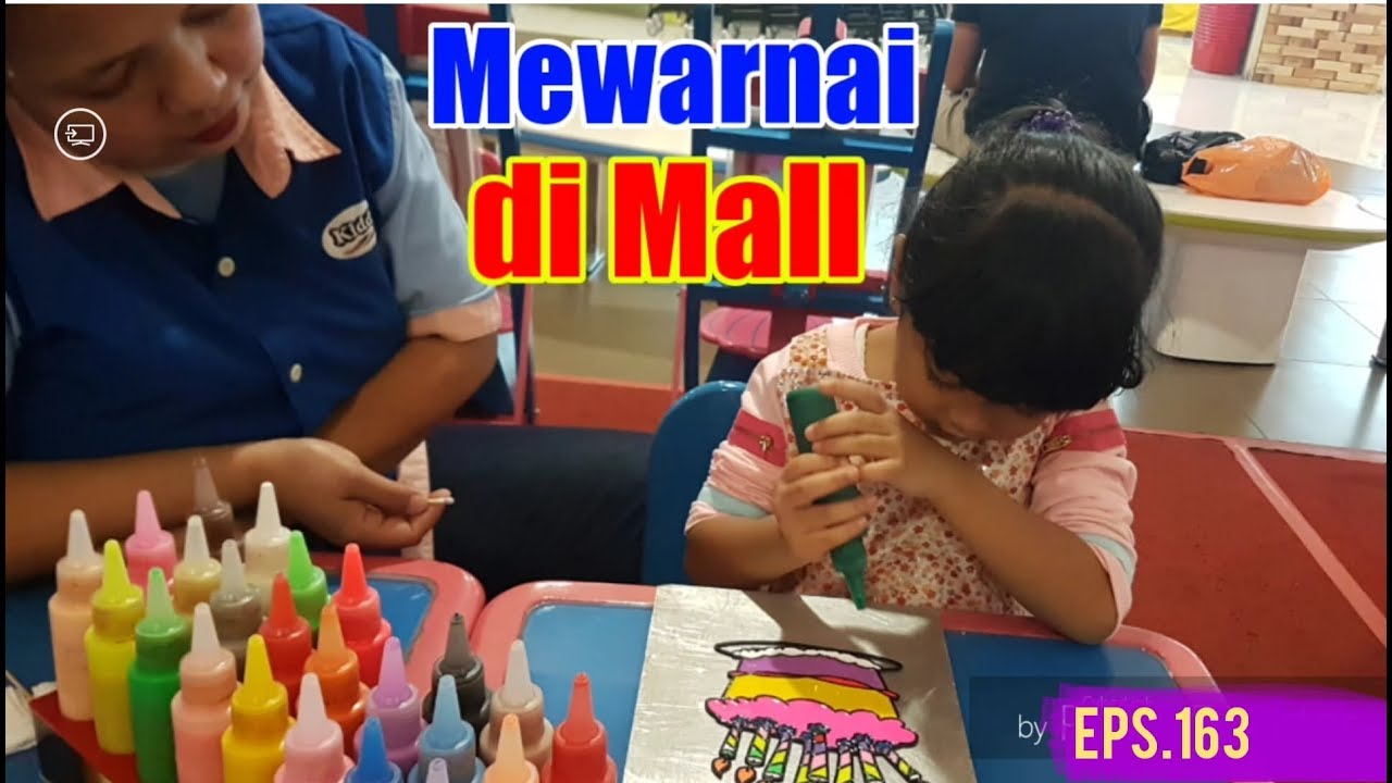 Mewarnai untuk anak-anak di Mall Kreasi warna warni - YouTube